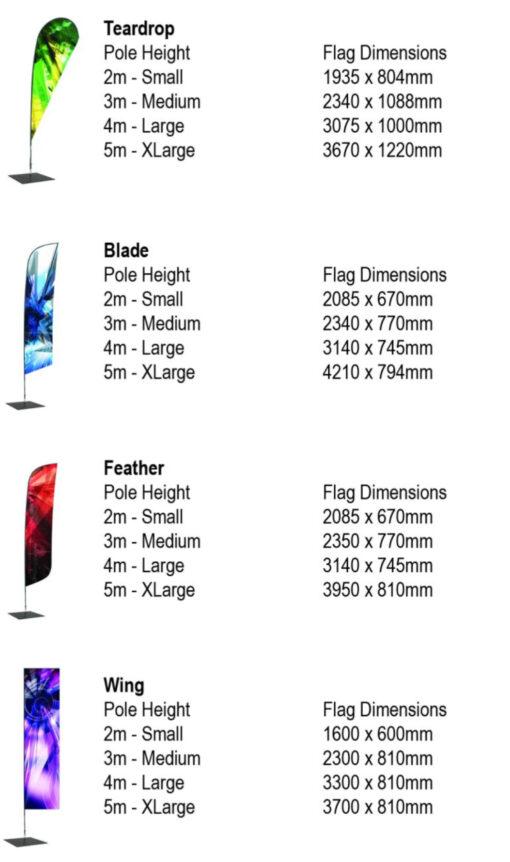 Perths Best Pre-Designed Banner Flags - LimeX Sign and Print Industries ...